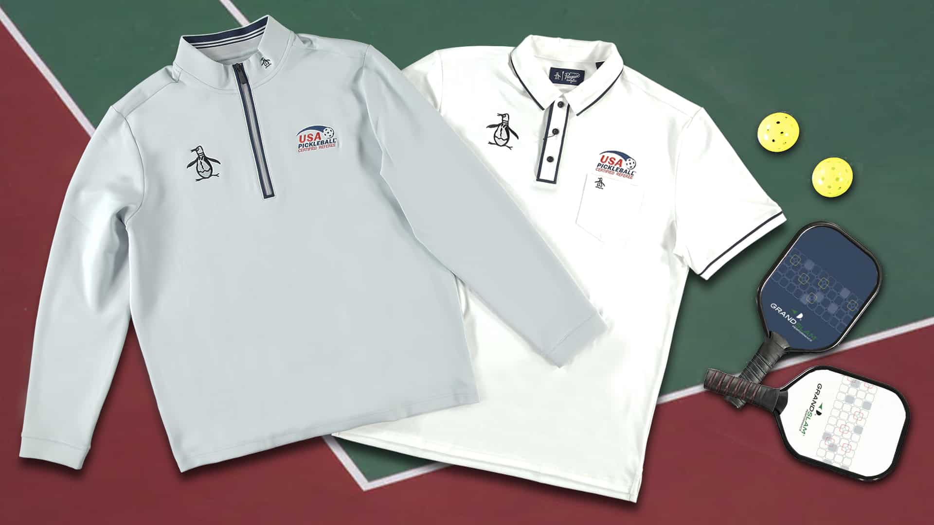 ORIGINAL PENGUIN AND GRAND SLAM INK PARTNERSHIP WITH USA PICKLEBALL ...